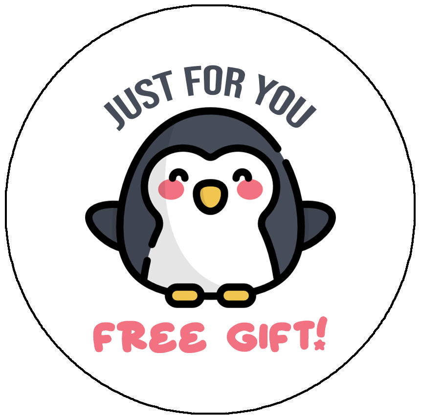 Freebie Stickers | Free Gift, Just For You | Stickers For Wax Melts ...